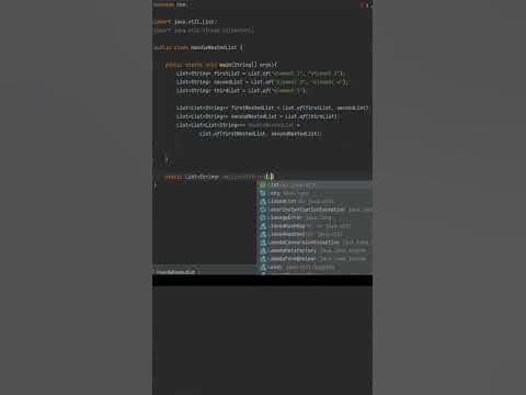Extract nested List in Java #shorts #youtubeshorts - YouTube