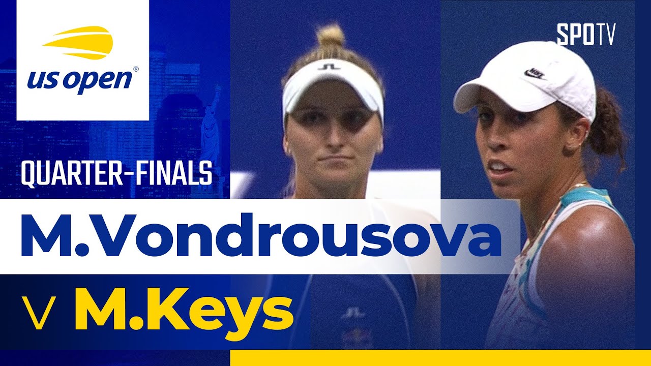 [US Open] M.Vondrousova vs M.Keys H/L - YouTube