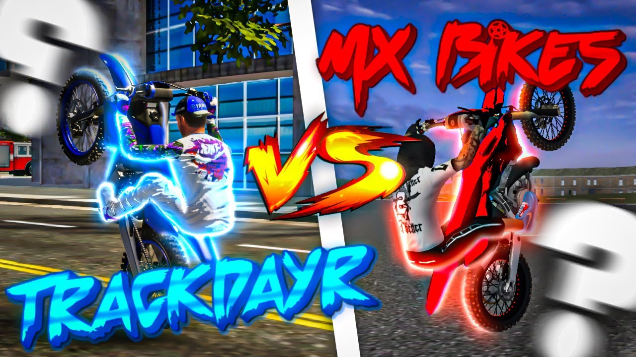 MX BIKES VS TRACKDAYR - YouTube