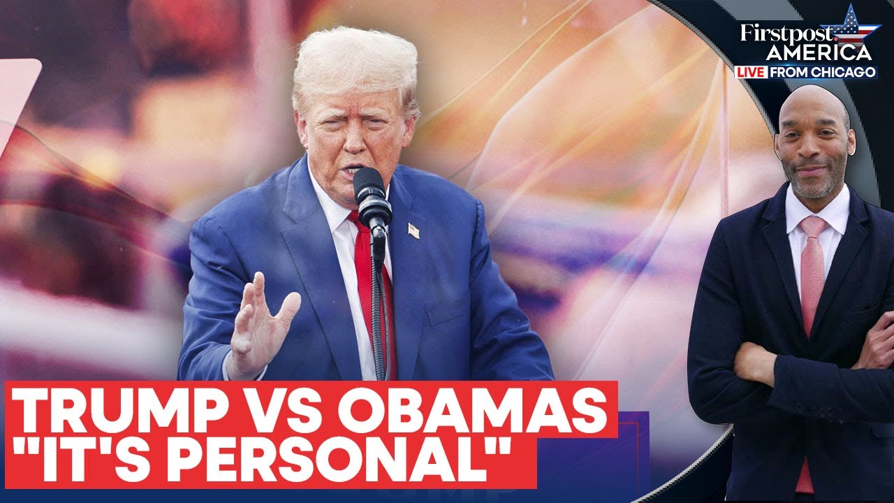 Trump Slams Barack Obama, Campaigns From Behind Bulletproof Glass ...