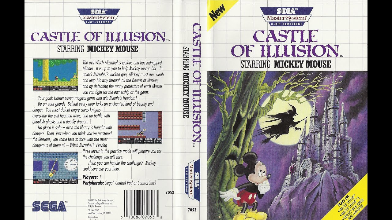 Sega Master System Castle of Illusion Starring Mickey Mouse Part 2 ...