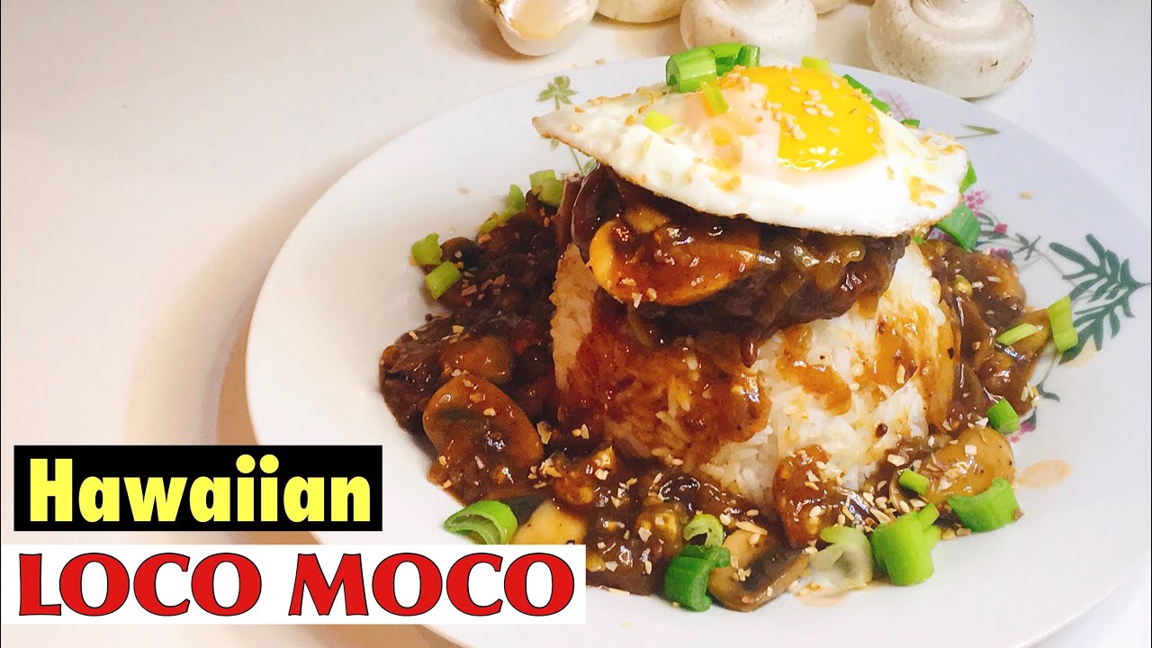 Hawaiian LOCO MOCO recipe - Moco Loco hawaiian food - Hawaiian Style ...