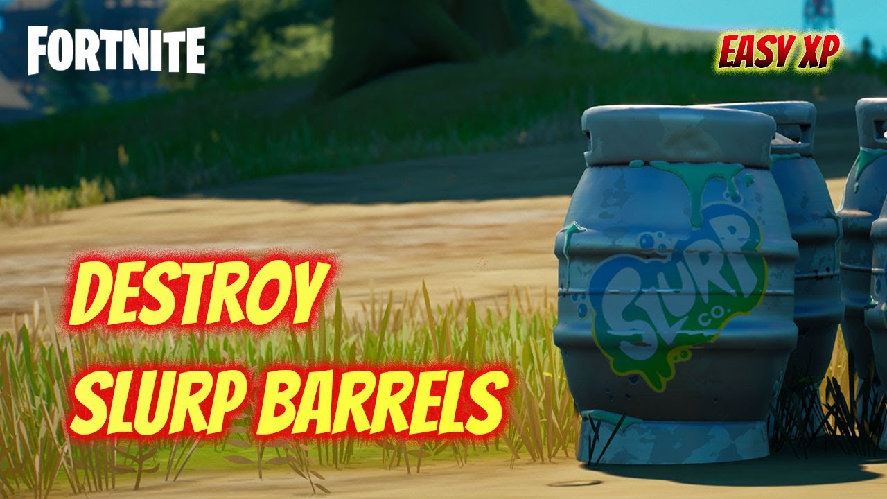 Destroy Slurp Containers / Barrels - Fortnite Chapter 2 Season 7 - YouTube