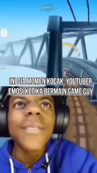 Momen kocak youtuber emosi ketika bermain game #shorts - YouTube