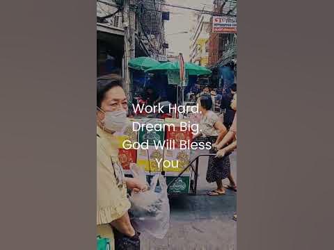 Work Hard. Dream Big. God Will Bless You. - YouTube