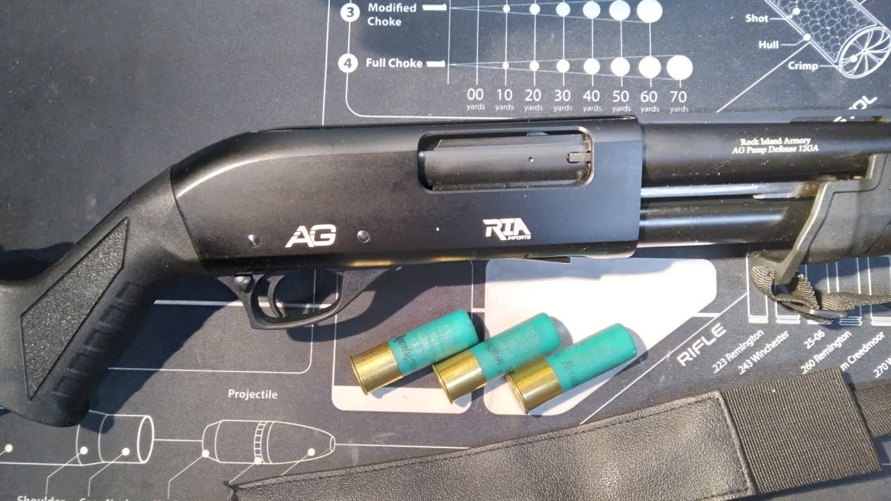 Rock Island Armory AG Defense 12 Gauge at the Range - YouTube