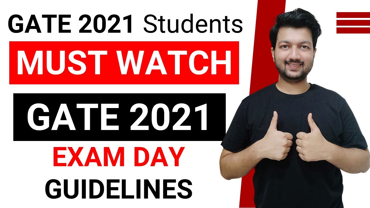 GATE 2021 Exam Day Guidelines | Important GATE 2021 Instructions for ...