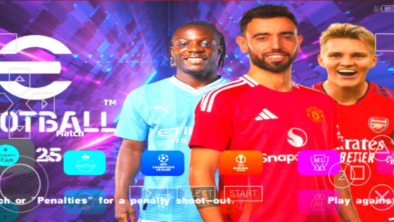 eFOOTBALL PES 25 PPSSPP OFFICIAL SEASON UPDATE BY CB PRO GAMING ...