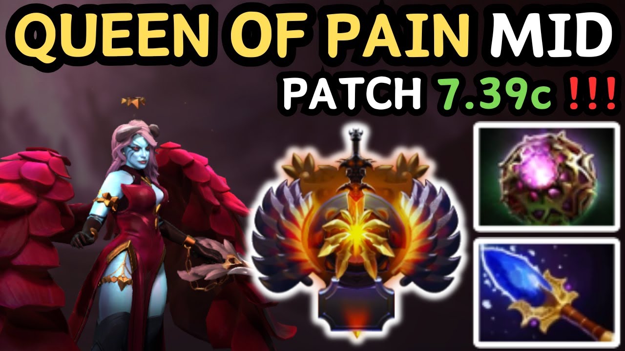 🔥 PATCH 7.39c NIGHTMARE..... QUEEN OF PAIN 💀 COOK HARD | DOTA 2 - YouTube