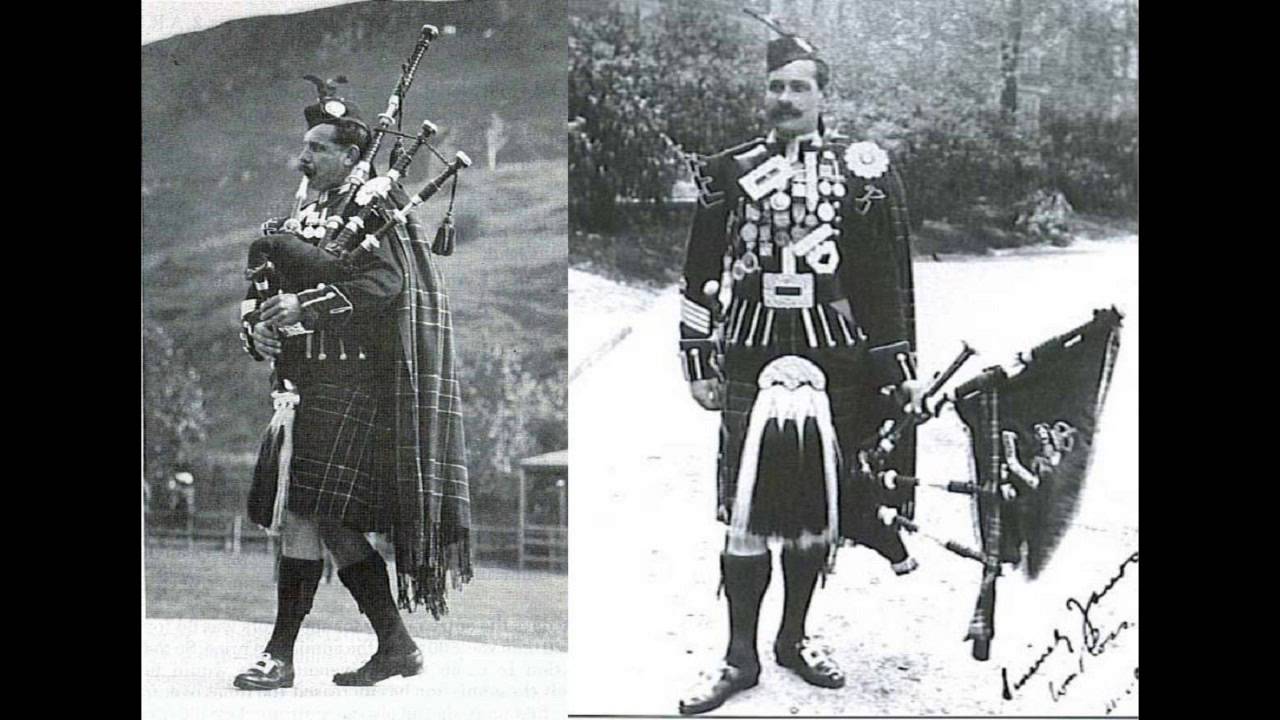 Pipe Major Willie Ross- Ghillie Callum sword dance Bagpipes - YouTube