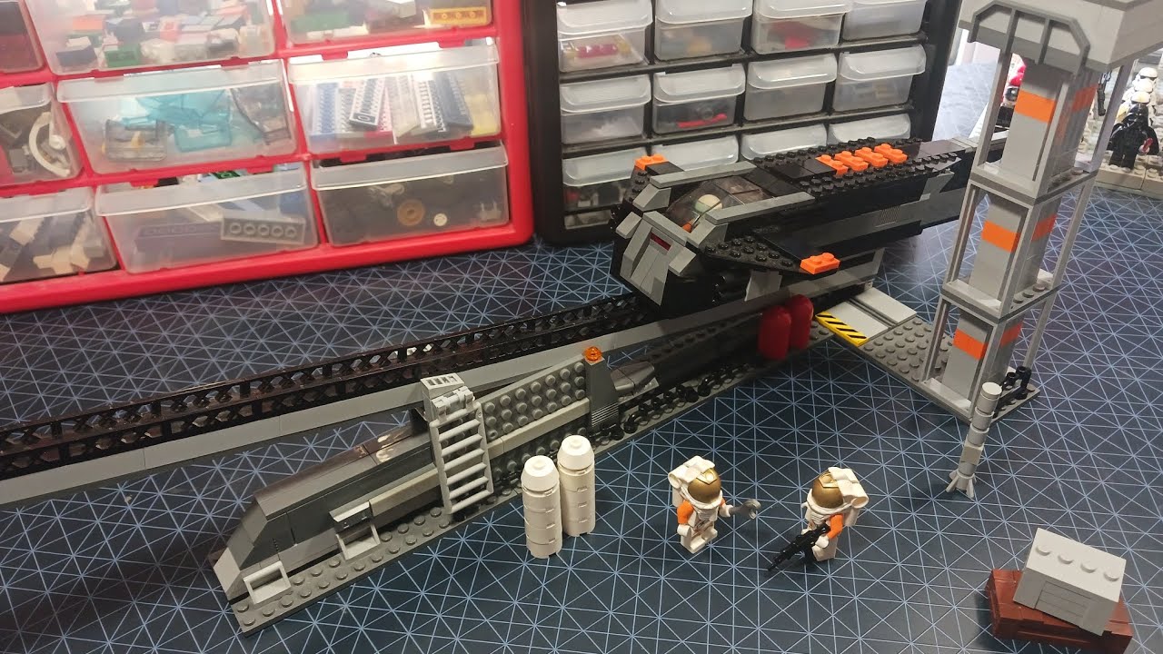 Martian Spacecraft Catapult! | A Futuristic Lego Moc - YouTube