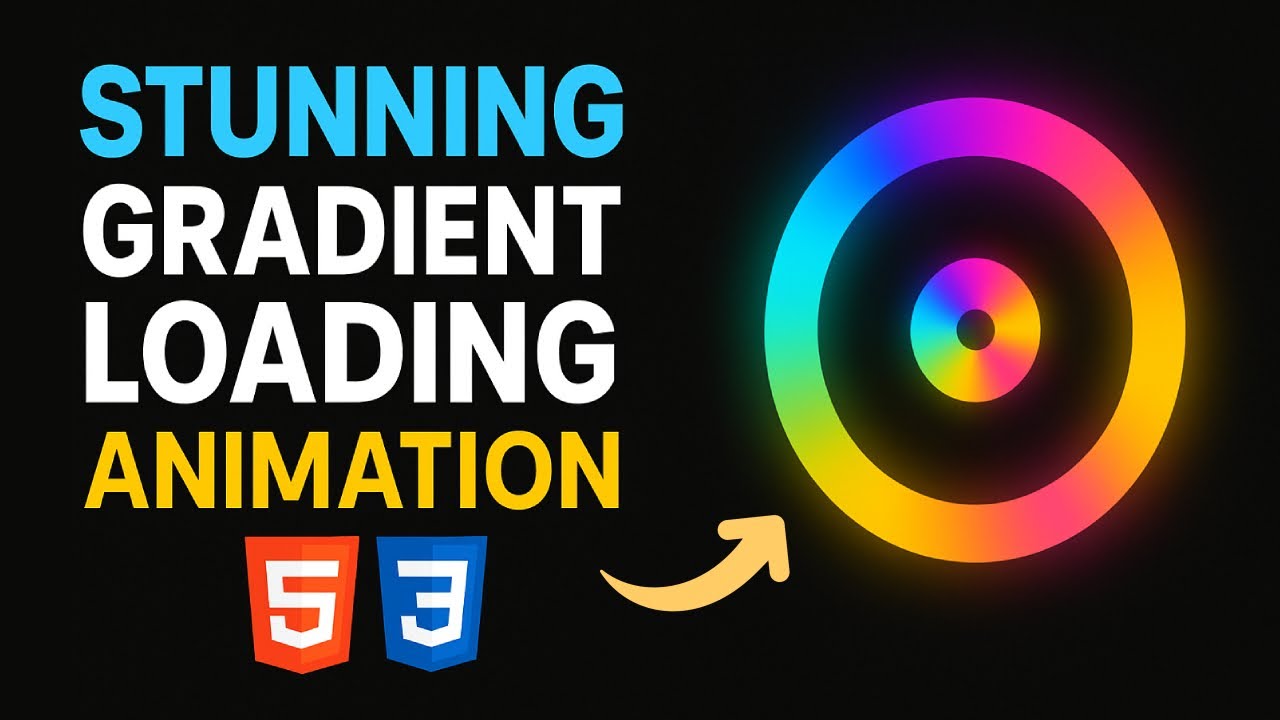 Stunning Gradient Loading Animation with HTML & CSS! - YouTube