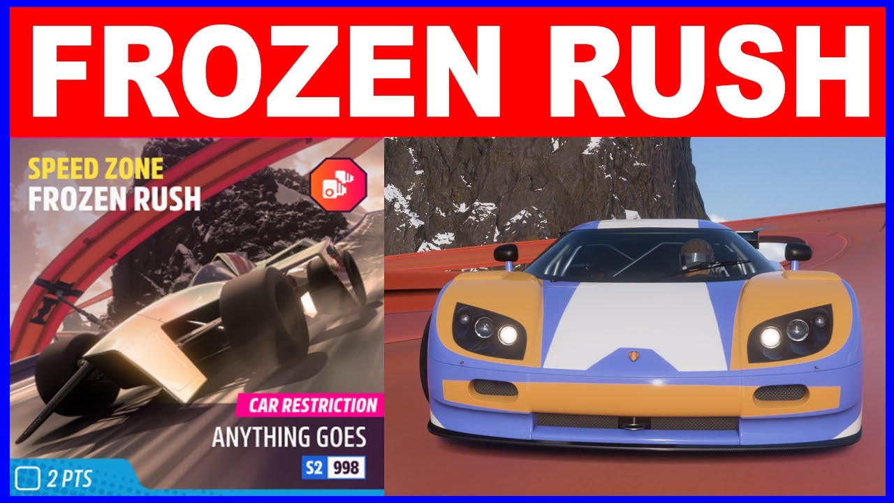 Forza Horizon 5 FROZEN RUSH Speed Zone - YouTube
