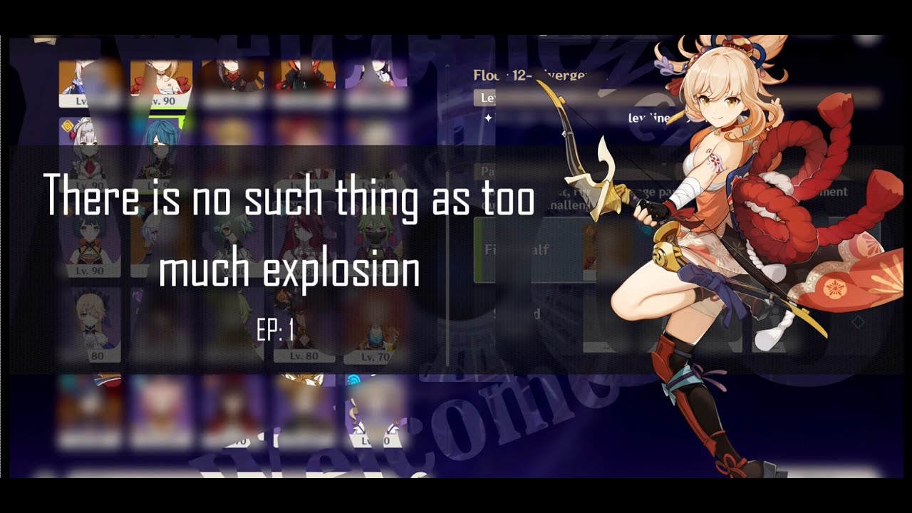 There is no such thing as too much explosion (Yoimiya Burgeon Team ...