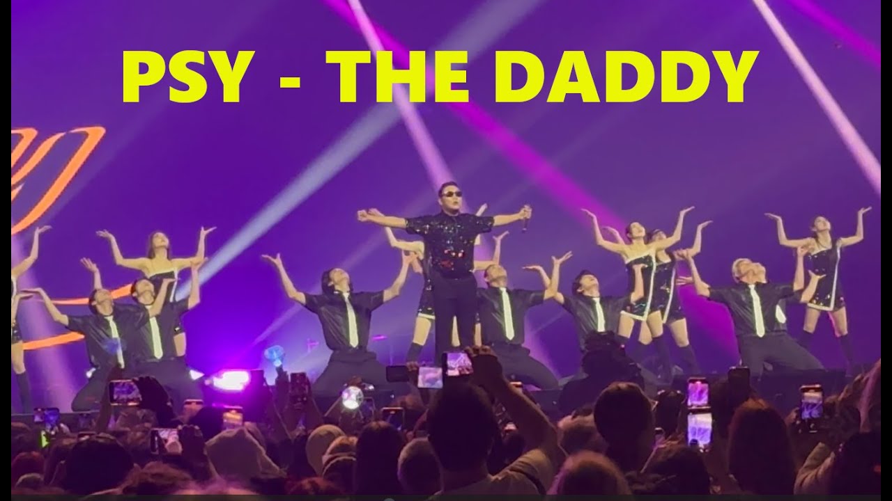 M COUNTDOWN - PSY - DADDY - PARIS LA DEFENSE ARENA ( 2023 ) 4K - YouTube