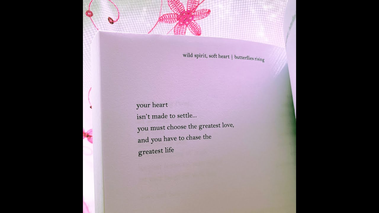 your heart isn't made to settle… you must choose the greatest love ...