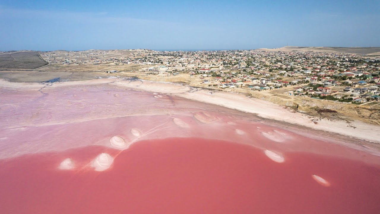The Incredible Pink Lake of Baku - Azerbaijan - YouTube