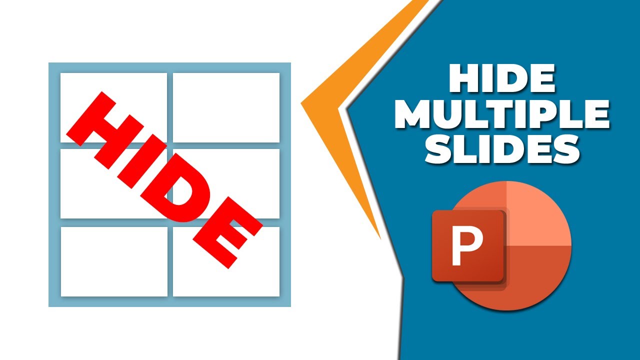 How to hide multiple slides in PowerPoint - YouTube