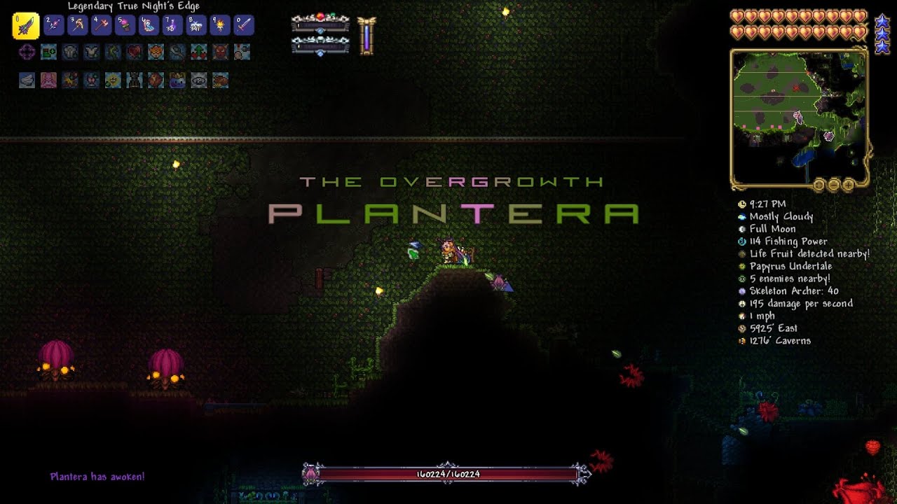 Terraria | Infernum Plantera (Melee) [Calamity Infernum] - YouTube