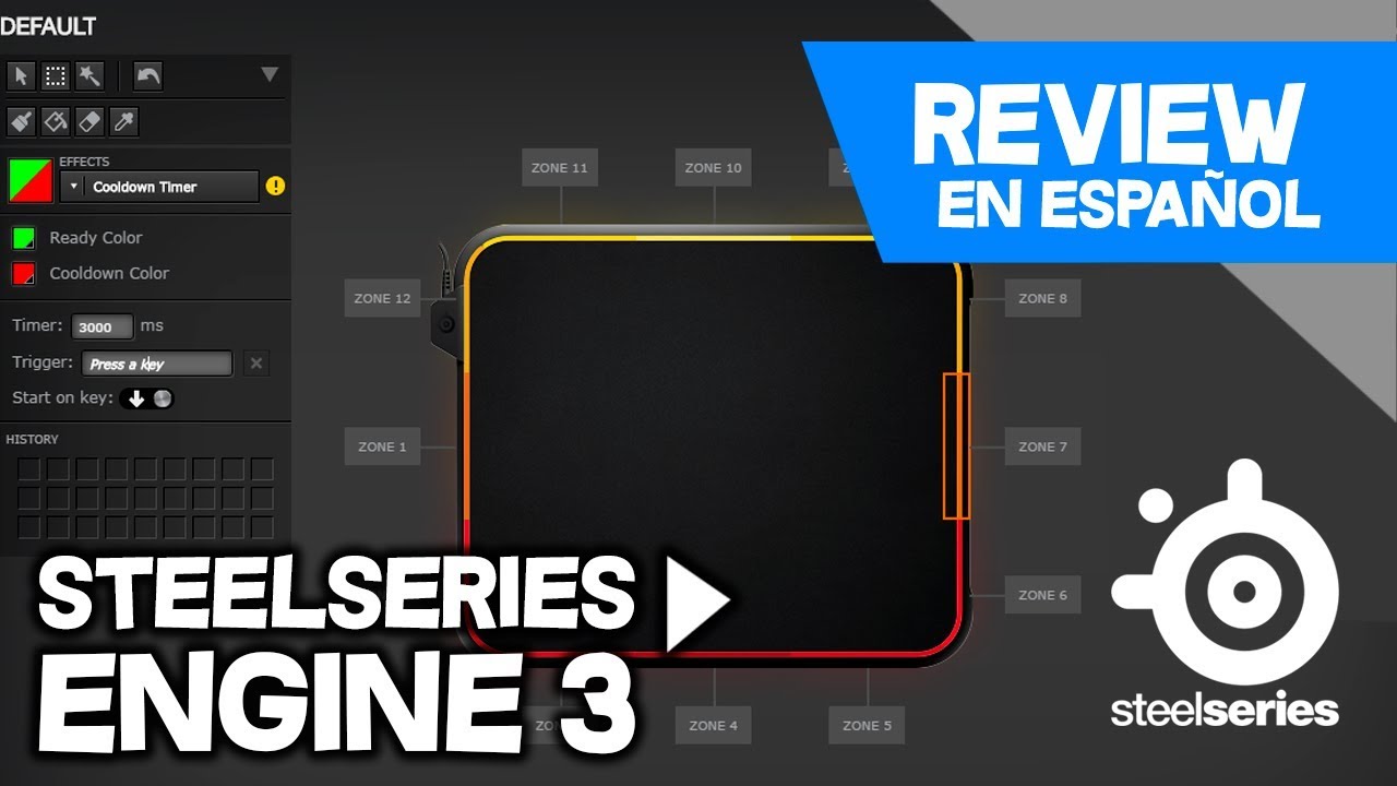 REVIEW - SOFTWARE Steelseries Engine 3 QCK PRISM Mousepad RBG - YouTube