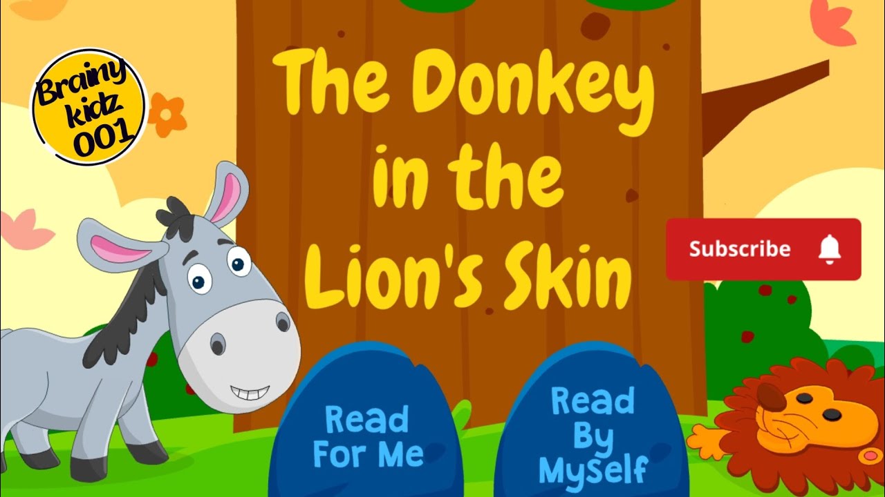 The Donkey in The Lion's Skin Story | Bedtime Stories in English for ...