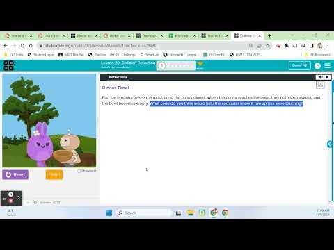 CS Discoveries Unit 3: Lesson 20 - Collision Detection (23 - 24) - YouTube