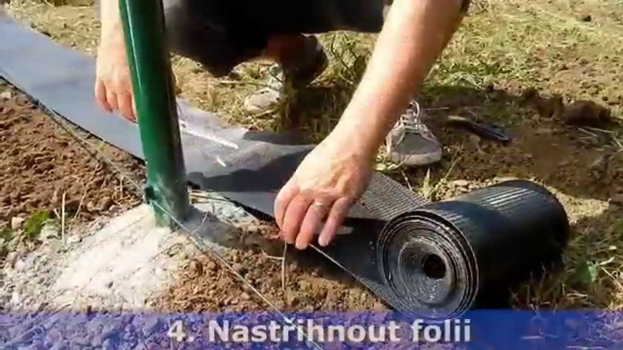 Videonávod: Ako inštalovať POD PLOT fóliu proti prerastaniu buriny ...