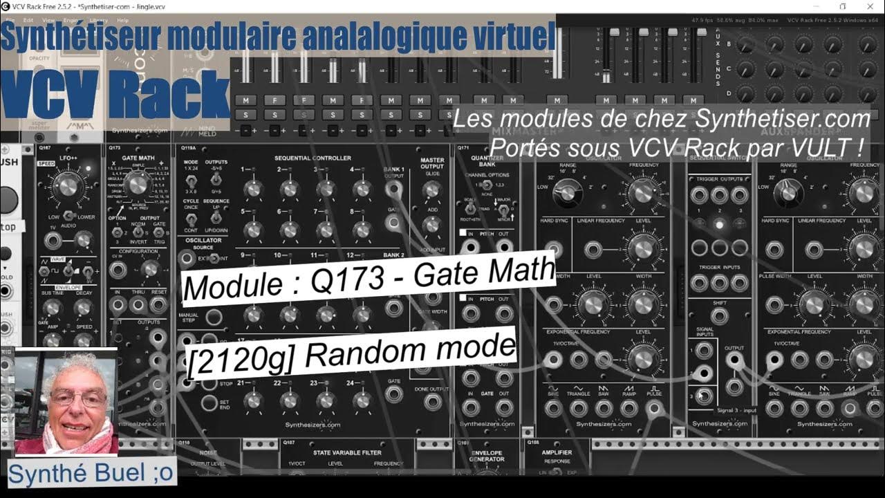 VCV Rack - [2120g] Q173 - Gate Math - Random mode - YouTube