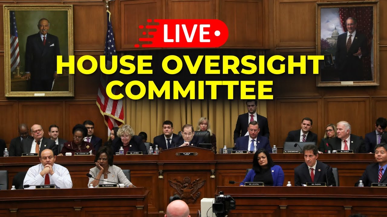 LIVE: House Oversight Committee Holds Hearing On 'Fraud And Misuse Of ...