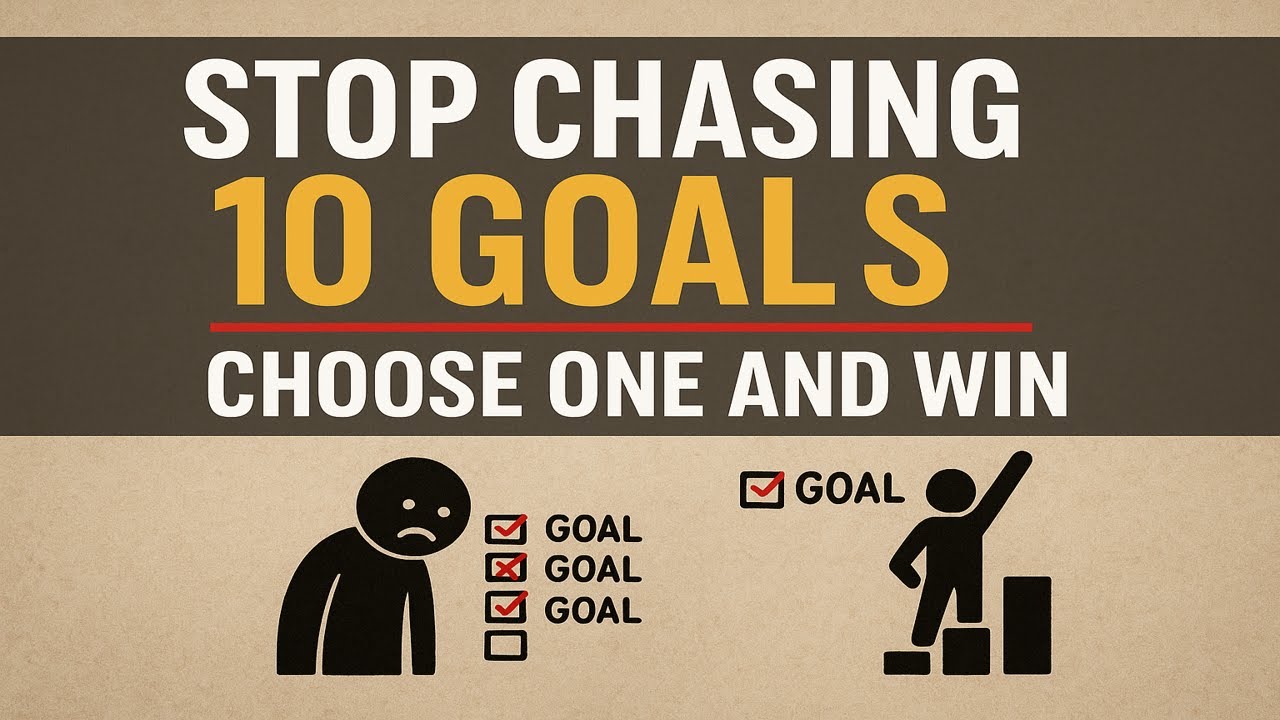 Stop Chasing 10 Goals - Choose One and Win - YouTube