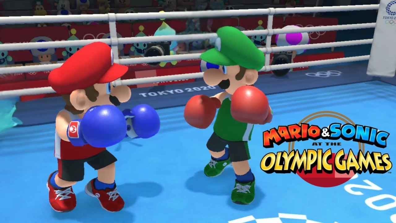 Boxing Very Hard Gameplay Mario & Sonic At The Olympic Games Tokyo 2020 ...