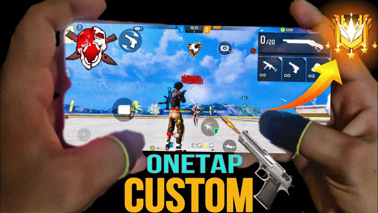 1VS1 Custom Handcam Gameplay⚡ || Best Custom Handcam Video 🥶 || Aandaj ...