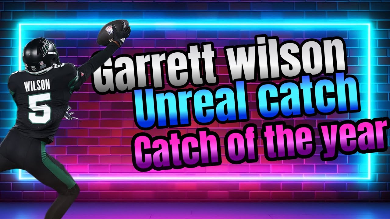 This catch by garrett wilson was incredible - YouTube