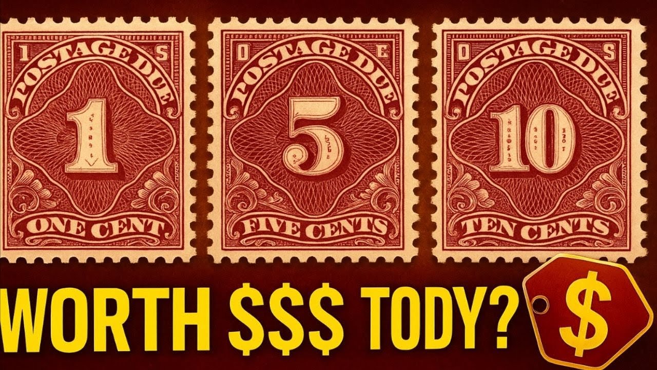 These Rare U.S. Postage Due Stamps Are Worth BIG MONEY Today! 1¢ 5 ...