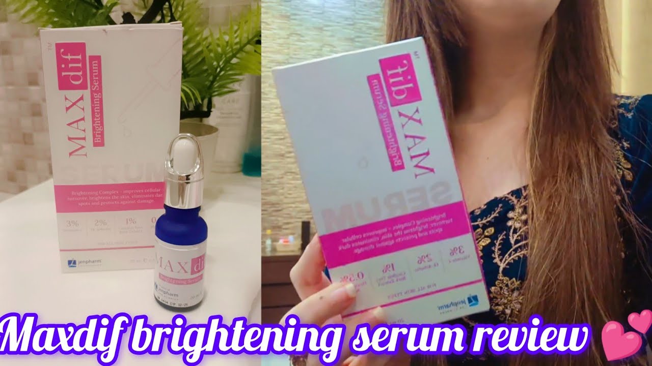 Maxdif brightening serum review | skin brightening serum - YouTube