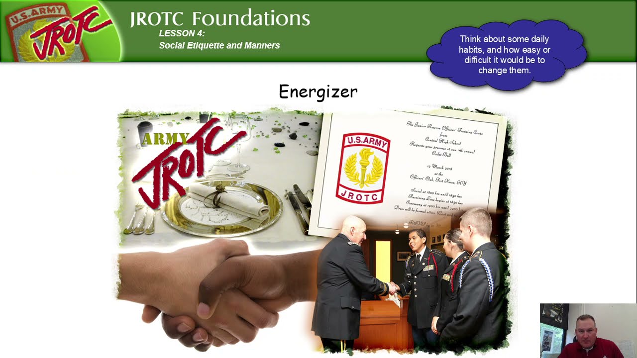 Military Ball Cadet Etiquette Lesson APR21 - YouTube