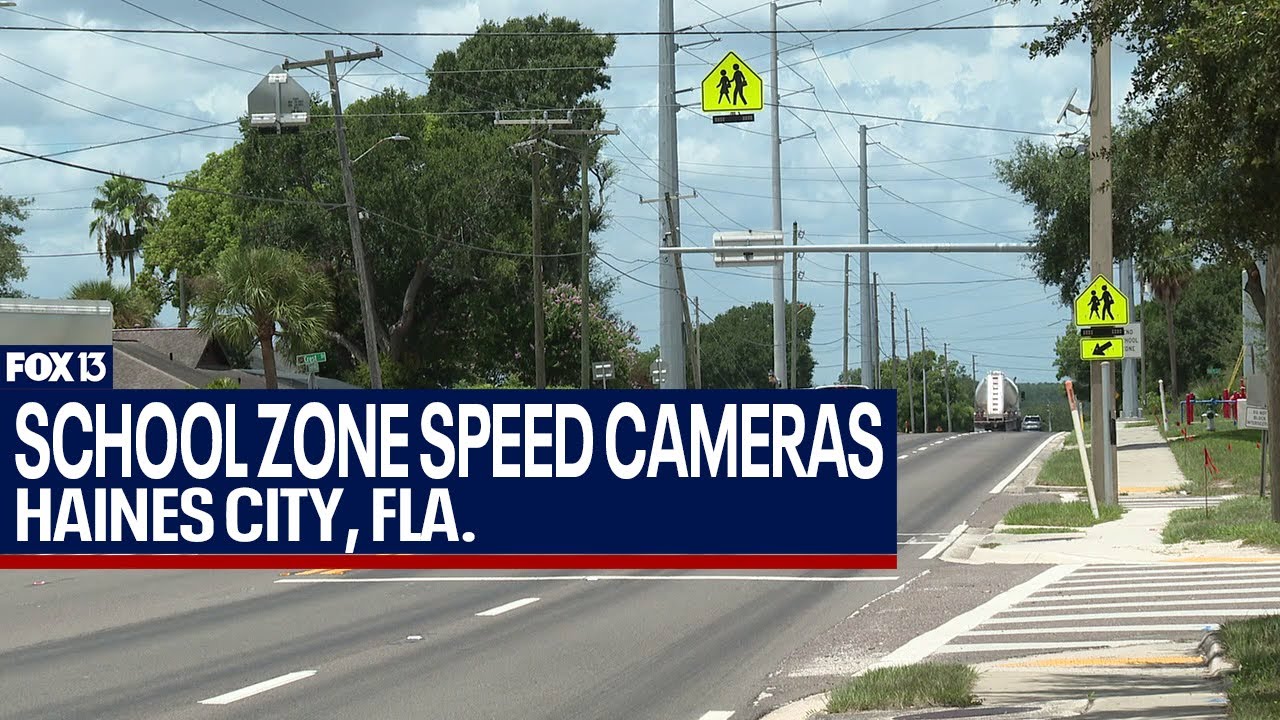 Catching speeders in school zones - YouTube