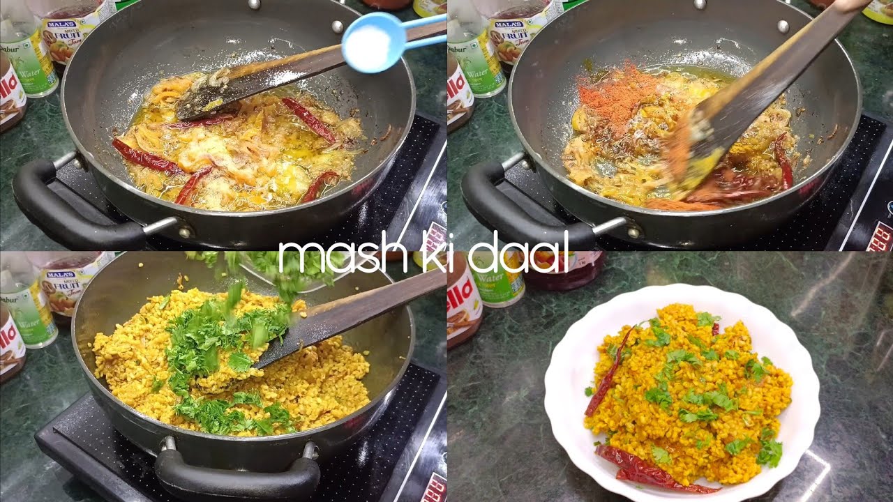 Tasty mash ki daal/ urad ki daal / how to make mash ki daal recipe by ...