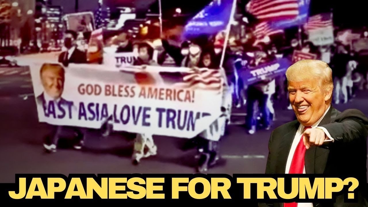 Video Surfaced Of Japanese Citizens Marching For Donald Trump In ...