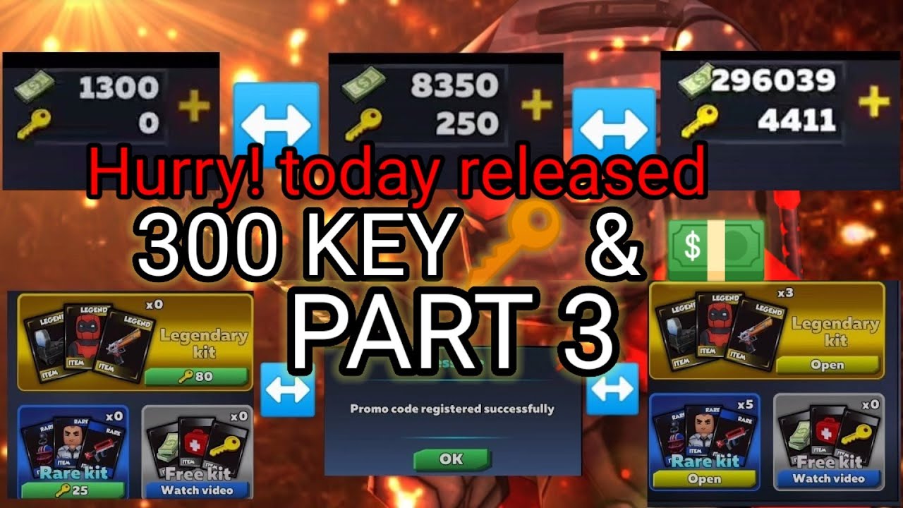 Free 300 key || Latest Promo Code Part 3 || New Support Code KUBOOM # ...