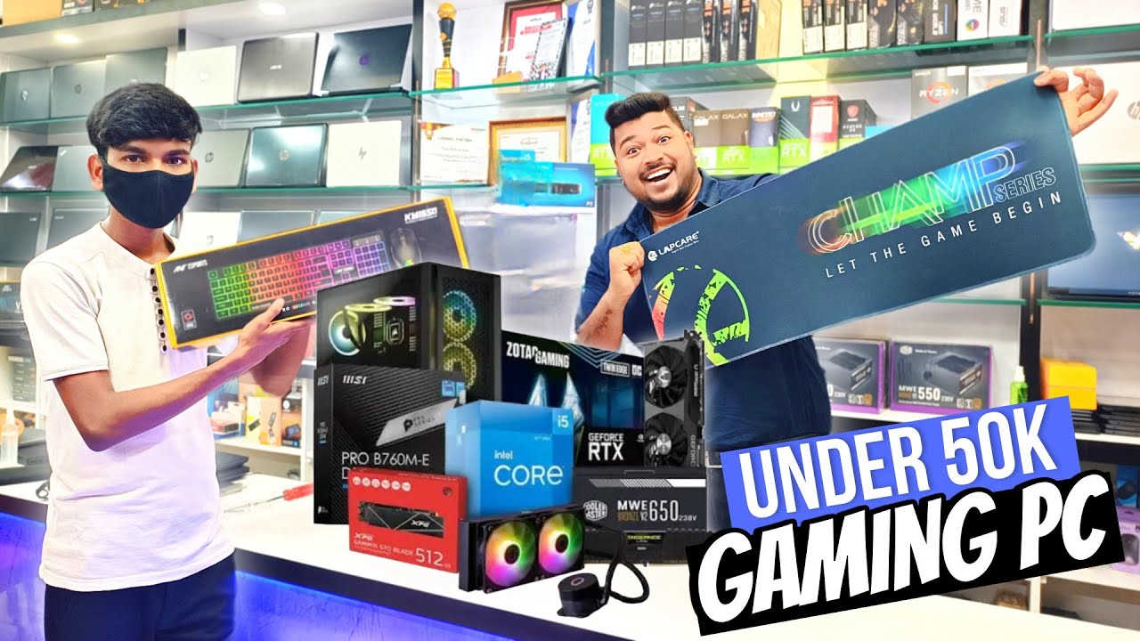 I bought new gaming PC under ₹50,000 | best gaming pc shop in dhanbad ...