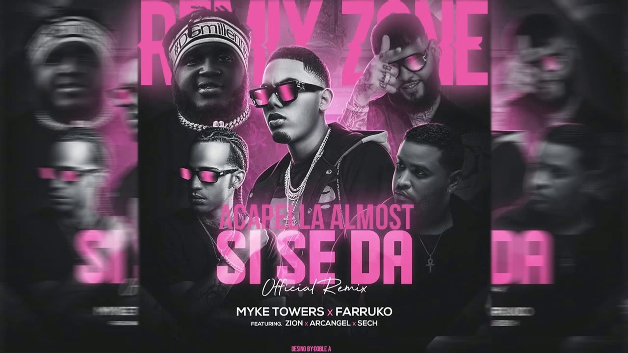 Myke Towers Ft Farruko, Zion, Arcangel y Sech – Si Se Da (Acapella ...