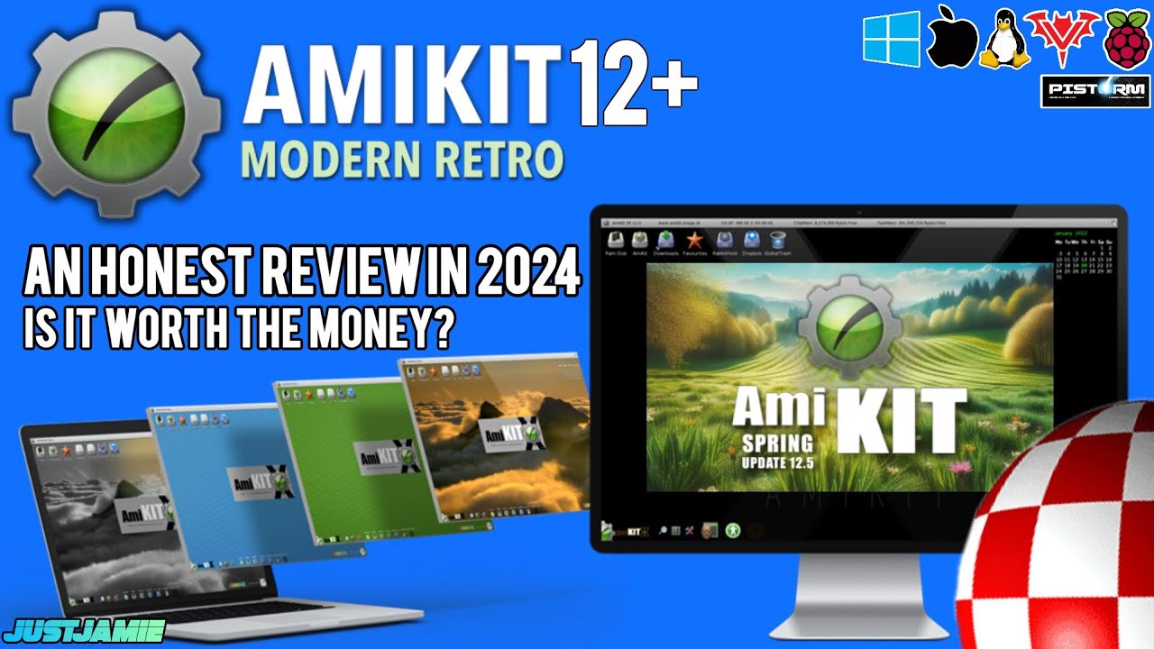 AmiKit 12 - The Essential Review #Amiga #commodoreamiga #emulator - YouTube