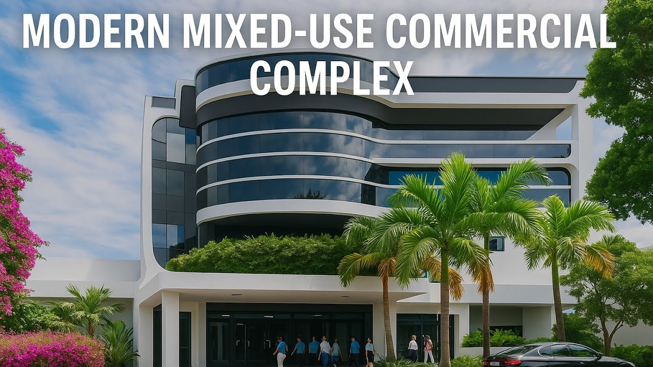 Luxury Mixed-Use Building Design | Office + Retail + Green Terrace ...
