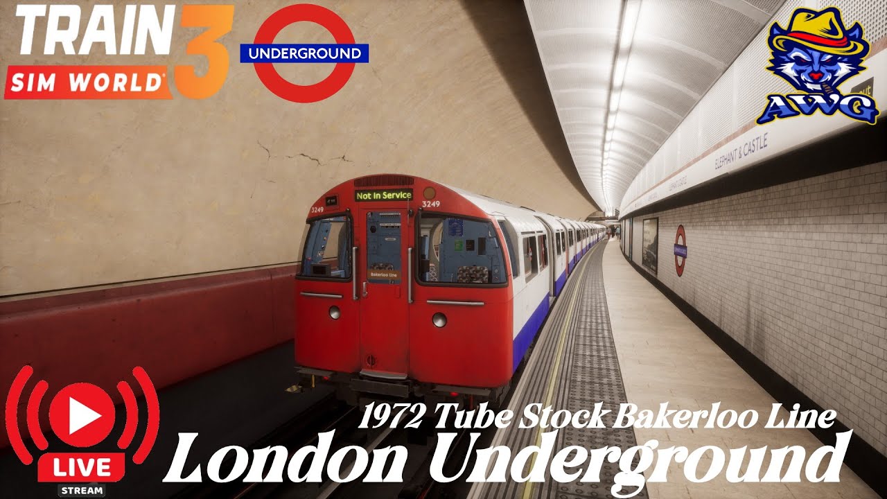 Train Sim World 3 LIVE|London Underground Bakerloo Line (22/11/22 ...