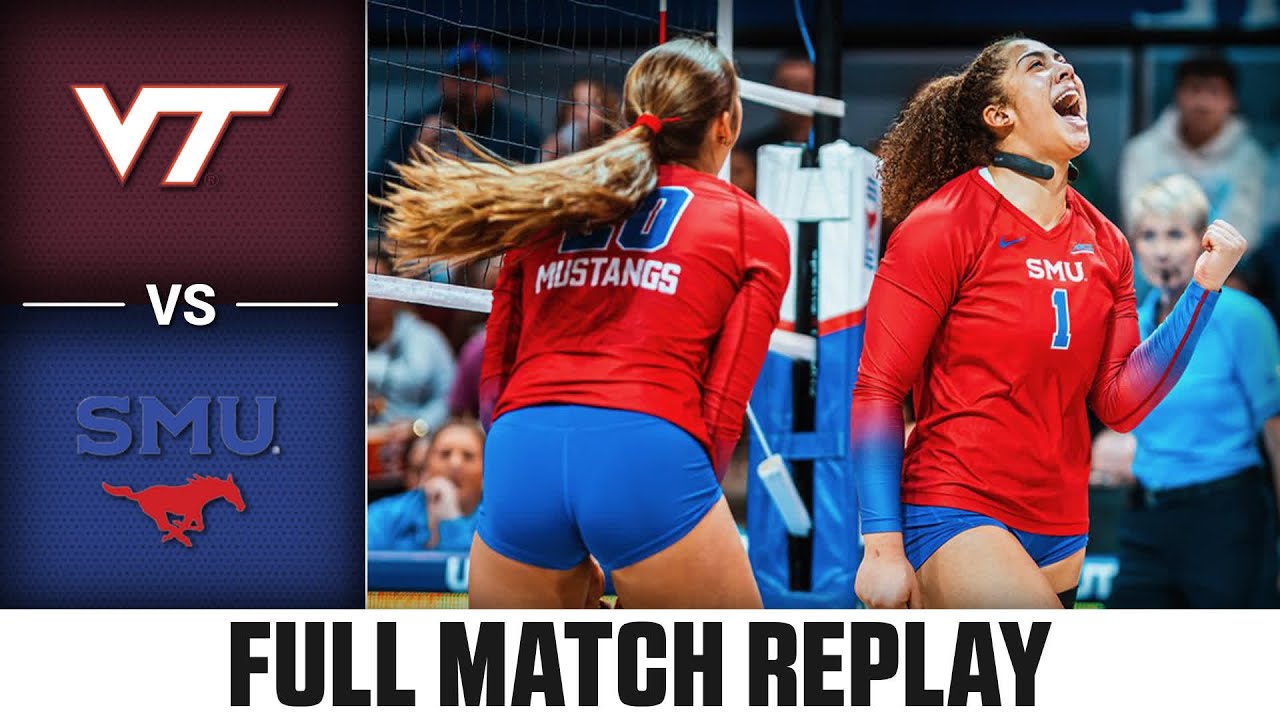 Virginia Tech vs. SMU Full Match Replay | 2025 ACC Volleyball - YouTube