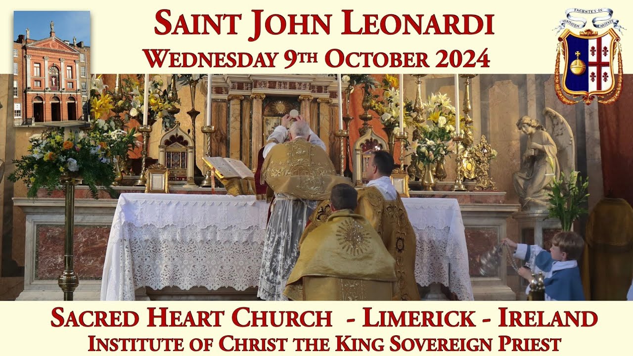 Wednesday 9th October 2024: Saint John Leonardi - YouTube