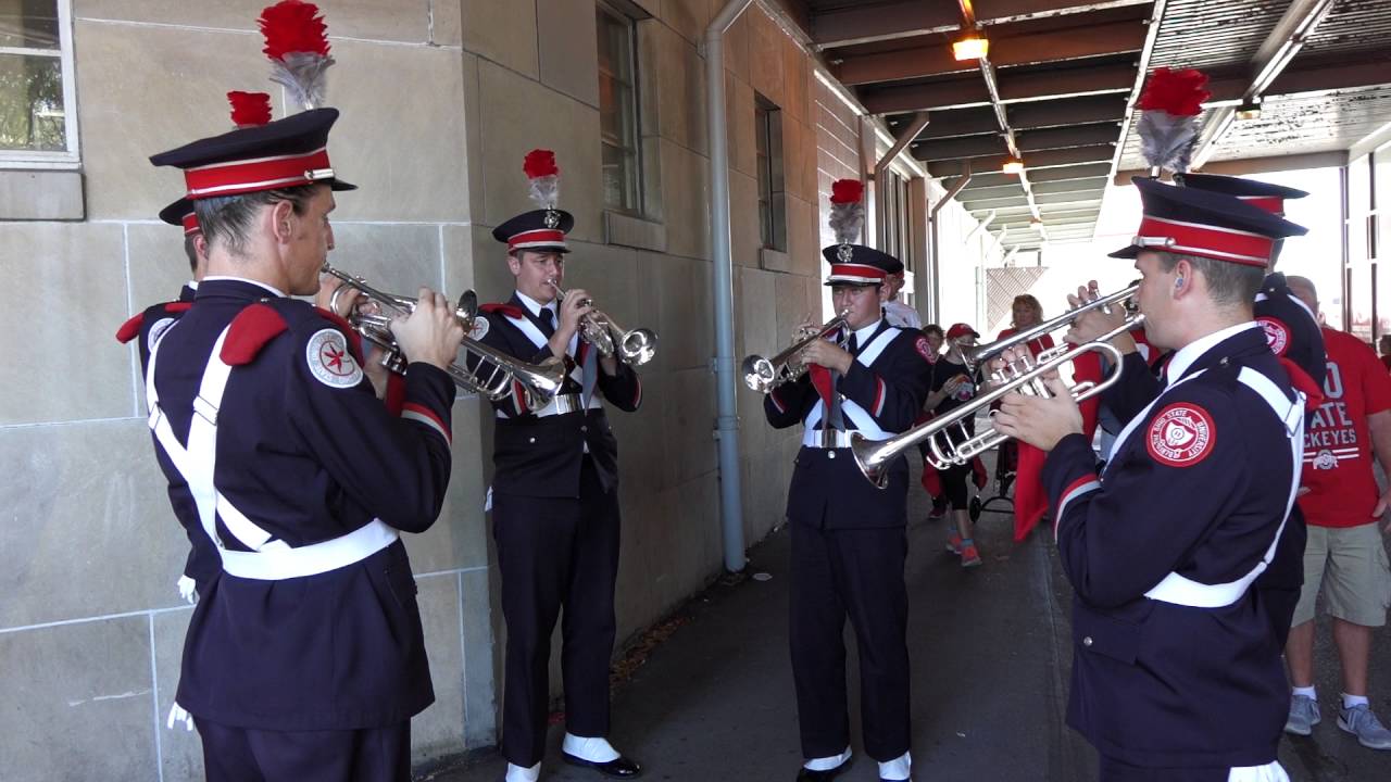 OSUMB 9 03 2016 Trumpet Cheers 1 of 4 Buckeye Battle Cry at Skull ...