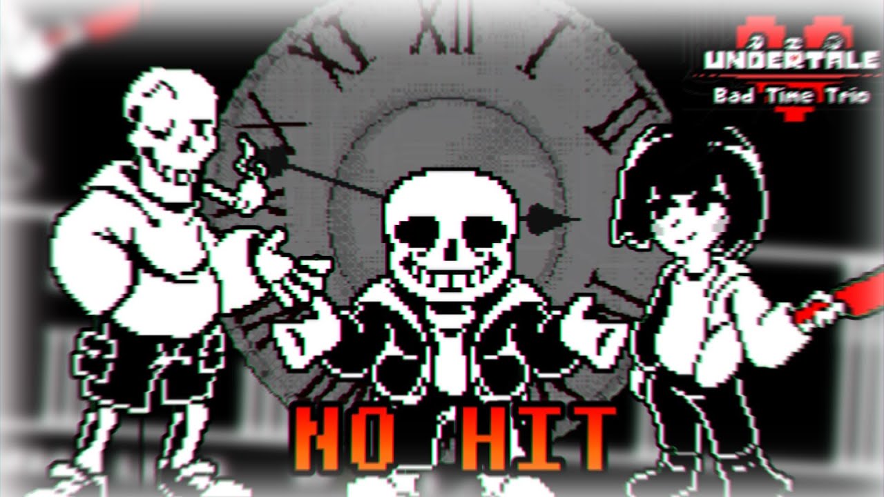 【NO HIT】Bad Time Trio - yum's Animation Recreation NO HIT (HARD MODE ...