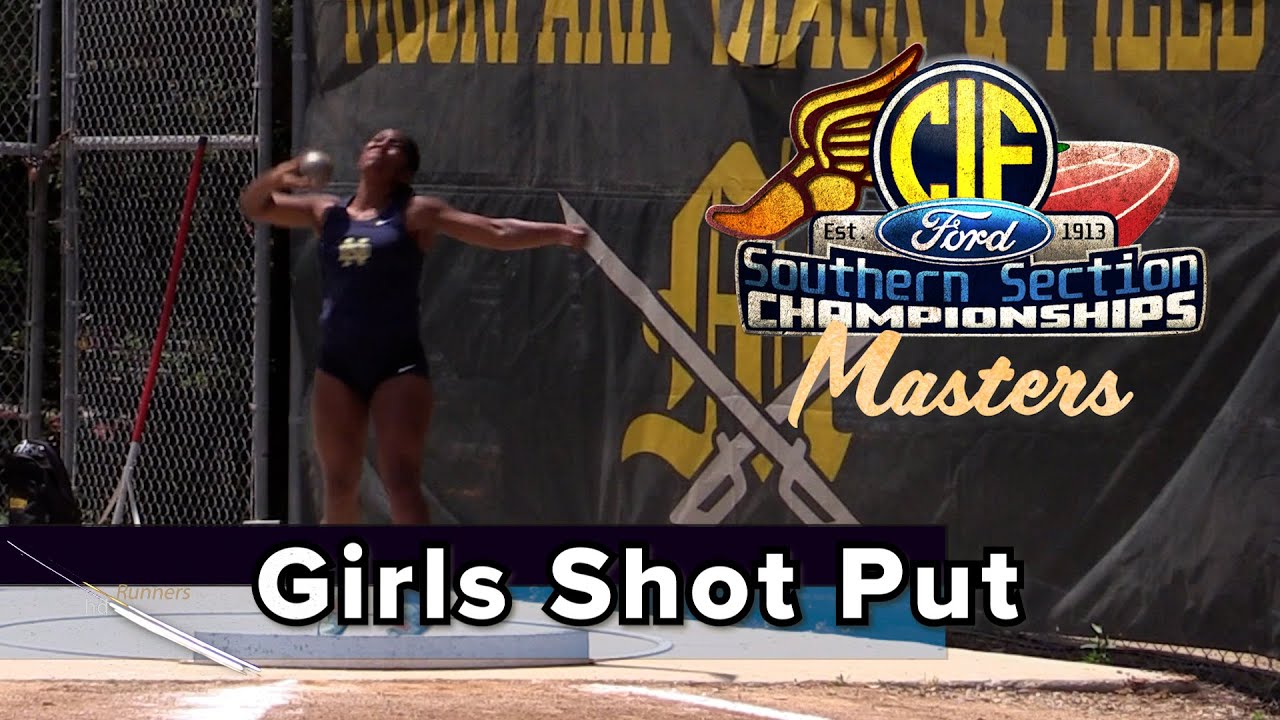 2023 TF - CIF-ss Masters - Shot Put (Girls) - YouTube